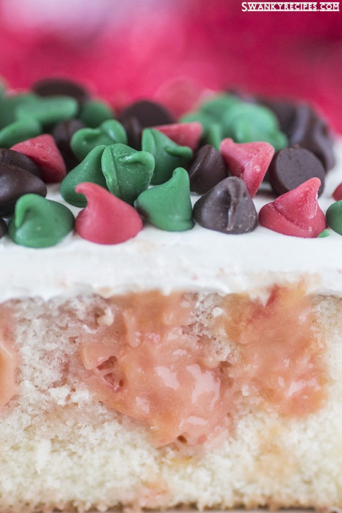 Easy Peppermint Poke Cake | Swanky Recipes