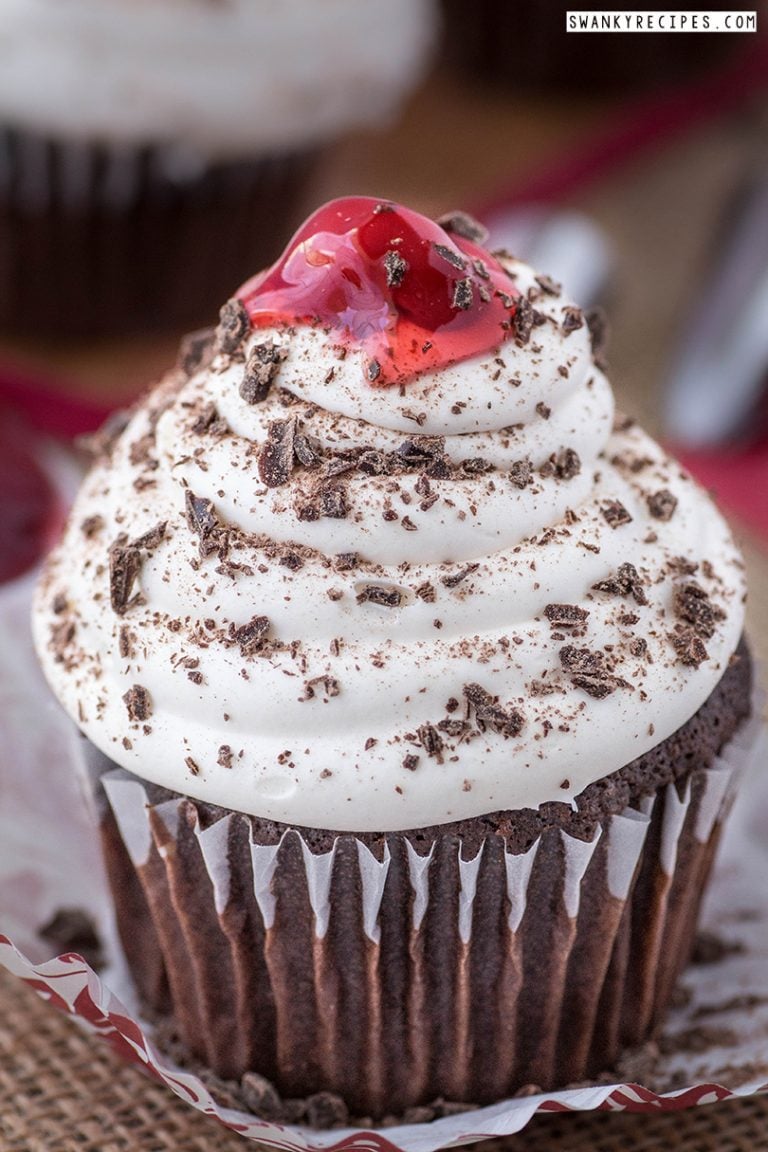 Black Forest Cupcakes | Swanky Recipes