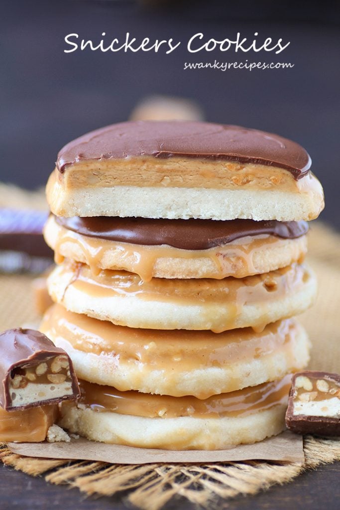 Snickers Cookies Recipe - Swanky Recipes