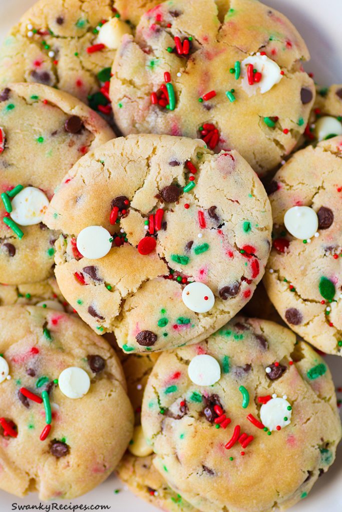 Cake Batter Sugar Cookies | Swanky Recipes