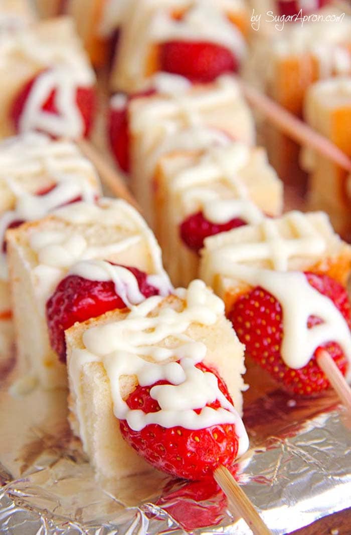 Strawberry Kabobs | Swanky Recipes - Simple tasty food recipes