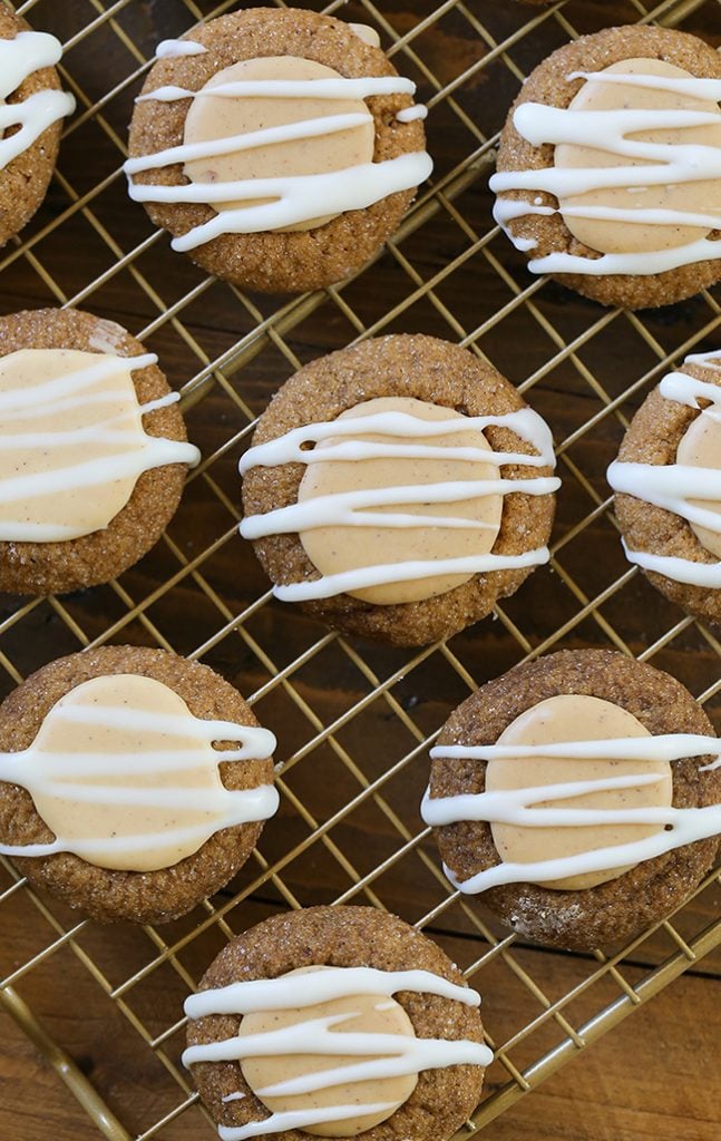 Gingerbread Thumbprint Cookies | Swanky Recipes