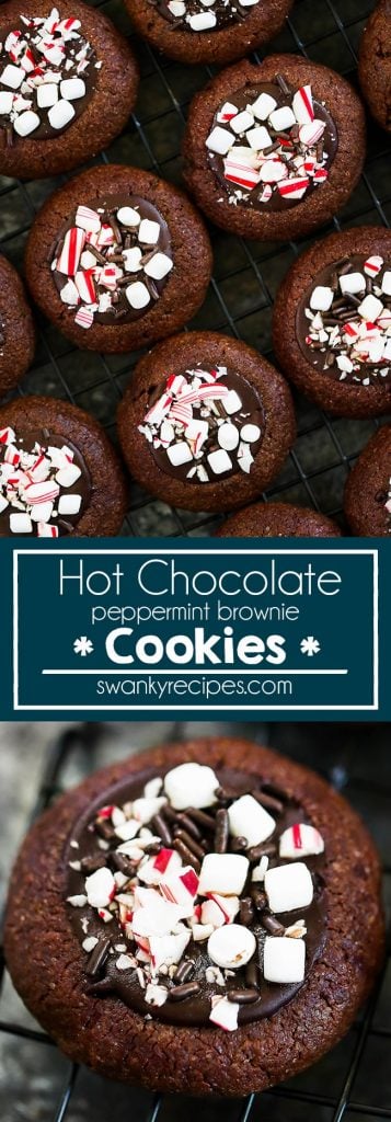 Hot Chocolate Thumbprint Cookies | Swanky Recipes