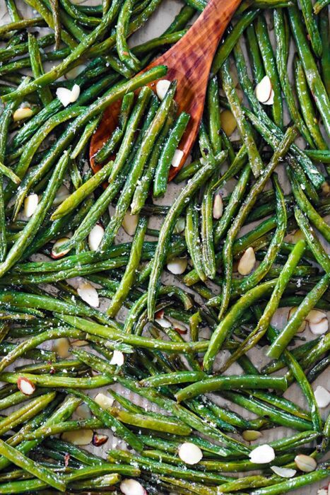 Crack Green Beans {The Best Savory Roasted Green Beans} - Swanky Recipes