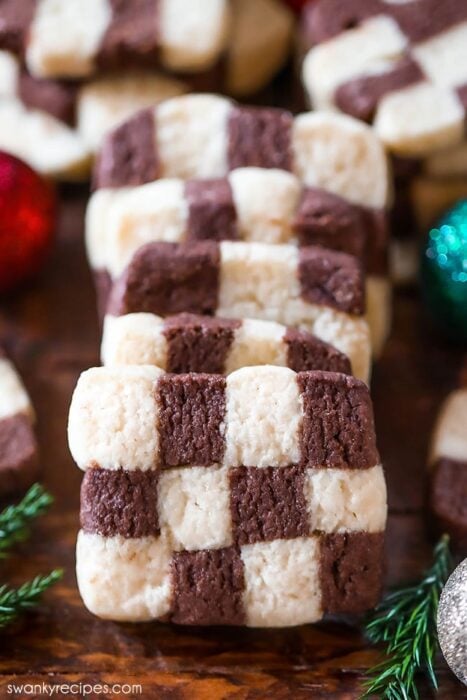 Checkerboard Cookies Recipe | Swanky Recipes