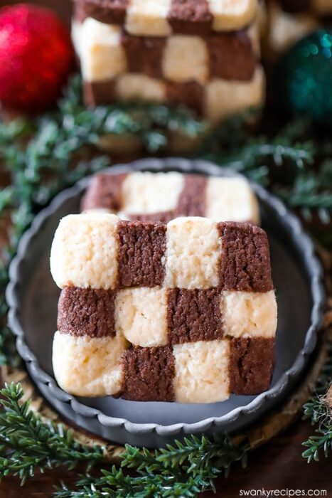 Checkerboard Cookies Recipe | Swanky Recipes