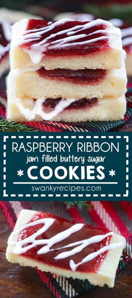 Raspberry Ribbon Cookies | Swanky Recipes